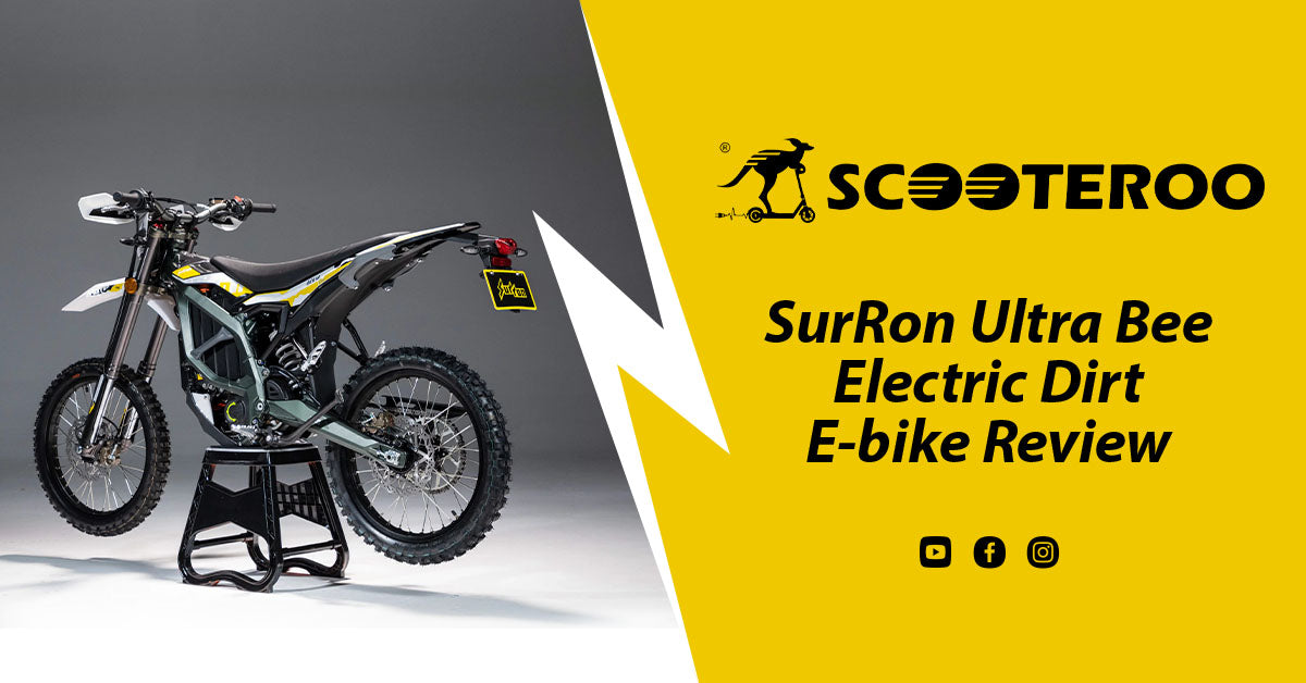SurRon Ultra Bee Electric Dirt E-bike Review – Scooteroo Perth Pty Ltd
